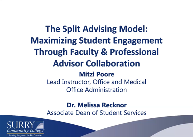 Split Advising Model - Maximizing Student Engagement Through Faculty ...