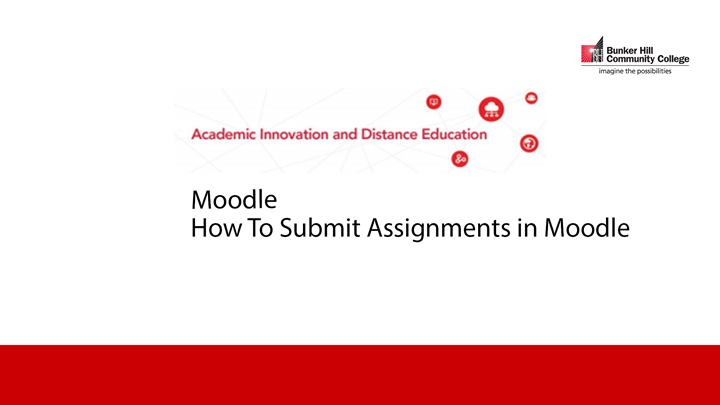 How To Submit Assignments in Moodle