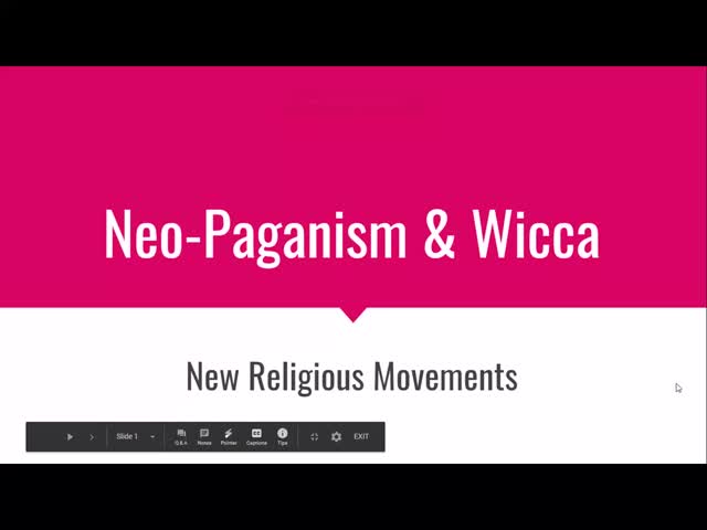 NRM Wicca-Pagan