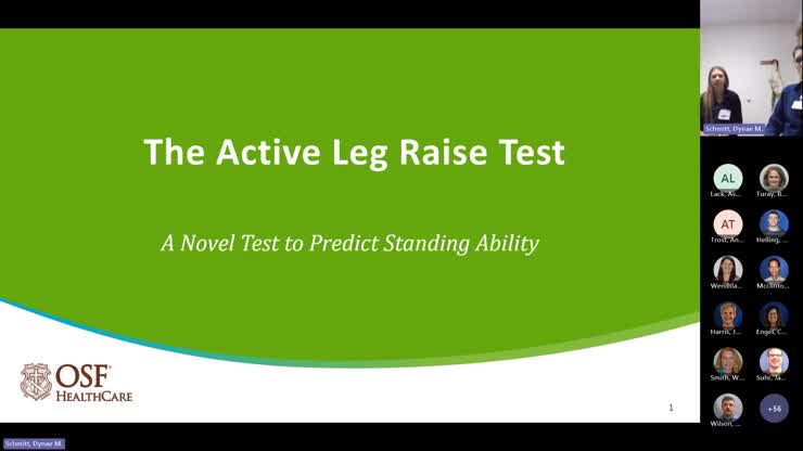 The Active Leg Raise Test_ A Novel Test to Predict Standing Ability in ...