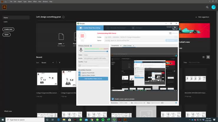 Illustrator Demo: Set up for Architecture Poster