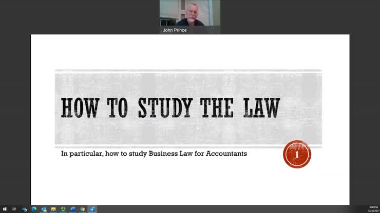 How to Study the Law