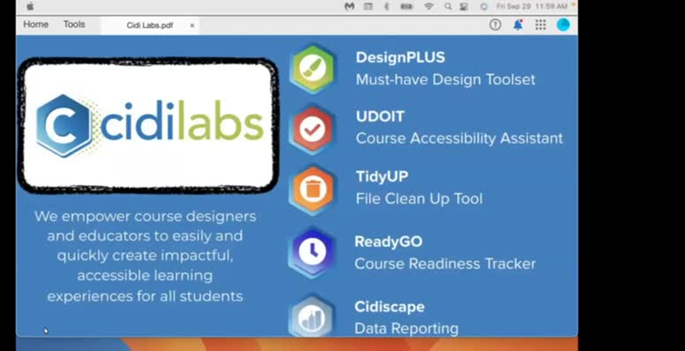 FTTC 2023 - Showcasing Accessibility with UDOIT Advantage by Cidi Labs (copy)