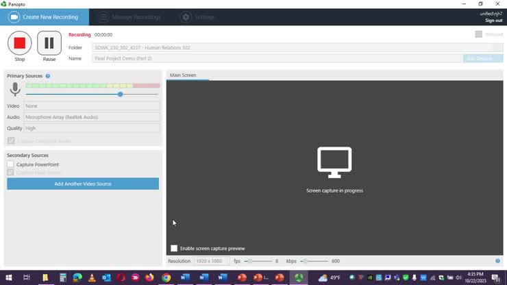 Final Project Demo (Part 2)
