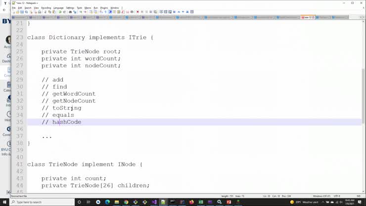 C S 240 - Spelling Corrector - Trie Implementation