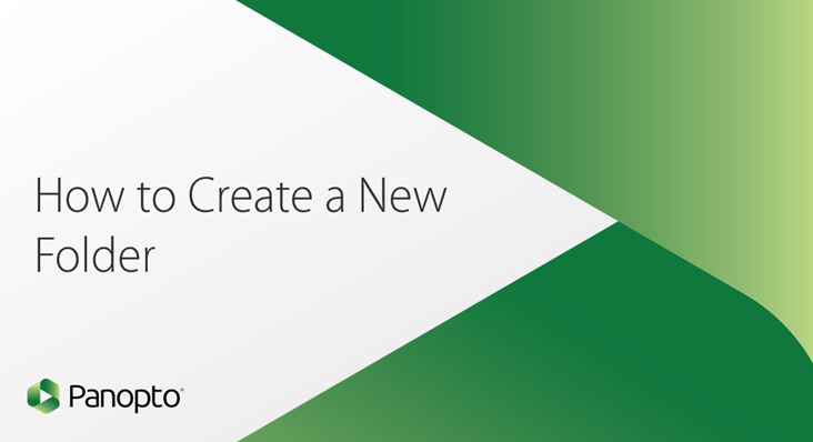 How to Create a New Folder