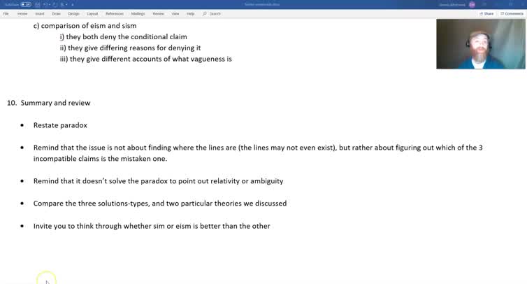 Sorites Paradox 10_summary and review