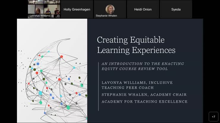 Creating Equitable Learning Experiences: An Introduction to the ...