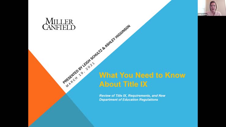 Campus Wide Title IX Training 3-19-21