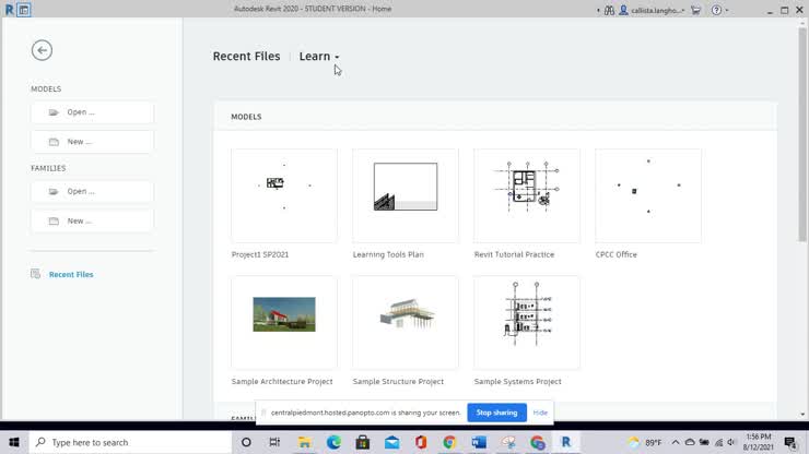 M1 Intro to Revit / User Interface