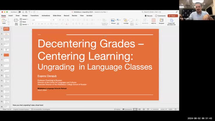 Un-grading the Language Classroom