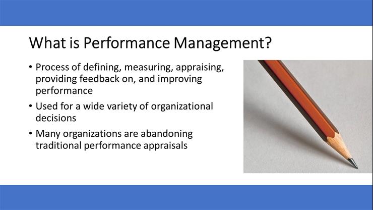 Module 5 Performance Management