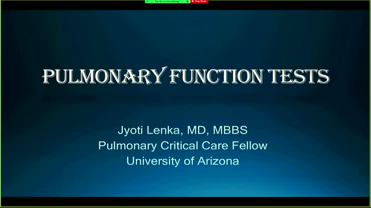 Pulmonary Function Tests, Dr. Jyoti Lenka; Obstructive vs Restrictive ...
