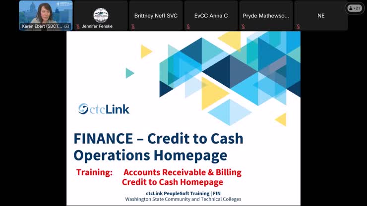 FIN Training - AR-BI Utilizing the Credit to Cash Operations Homepage ...