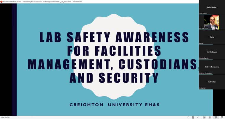 Lab Safety Awareness for Phoenix Facilities Management