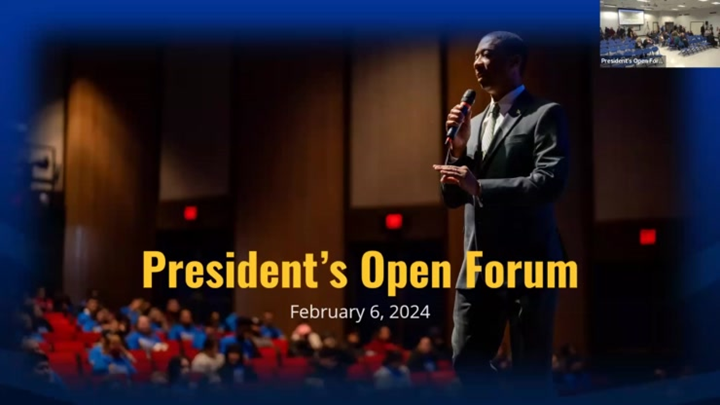 President's Open Forum Feb 2024