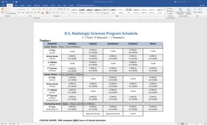 RS Program Group Advisement