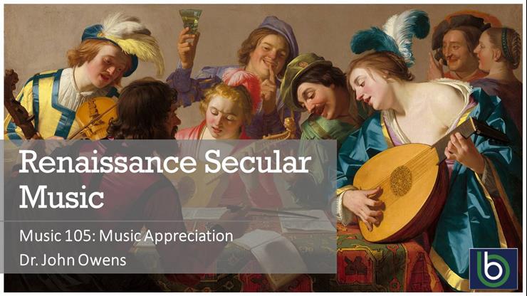 Renaissance Secular Music