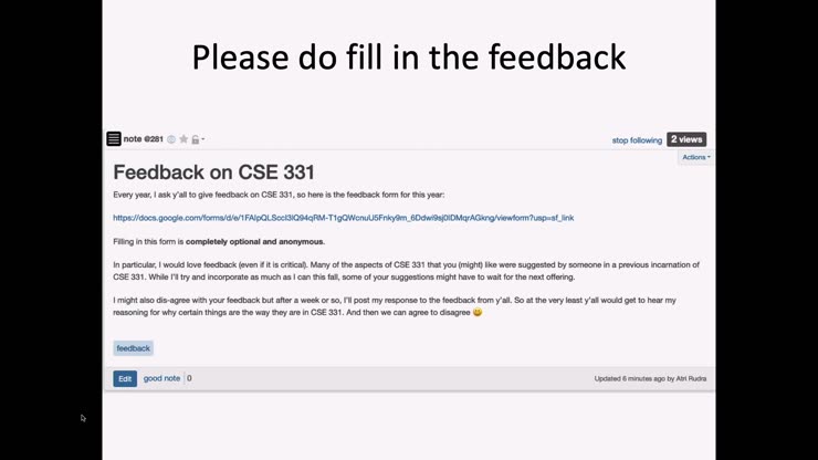 CSE331 on 10/6/2023 (Fri)