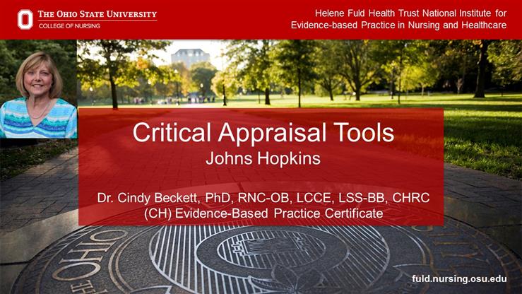 Critical Appraisal Tools Johns Hopkins
