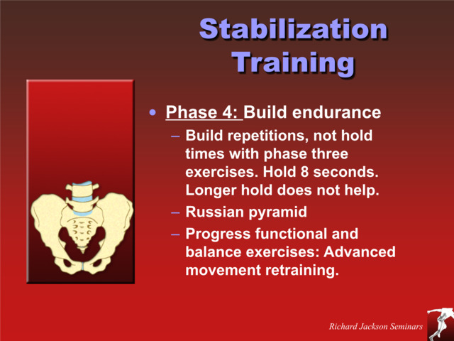 Part Twenty-six: Phase four and five stabilization training and course ...