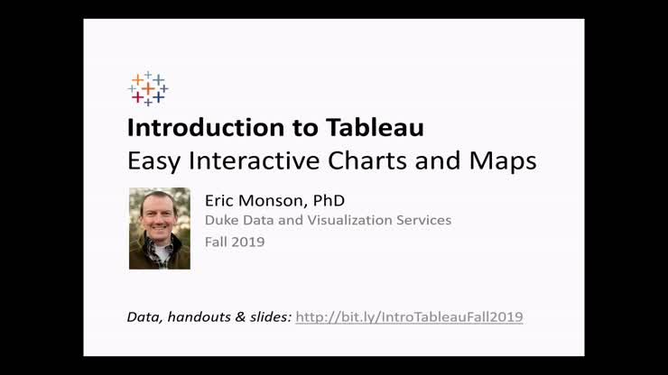Introduction to Tableau (pre-exercise)