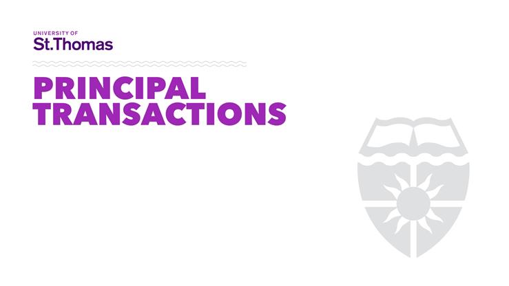 Principal Transactions