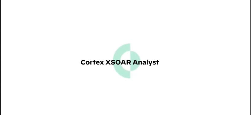 Overview of Cortex XSOAR Analyst Training