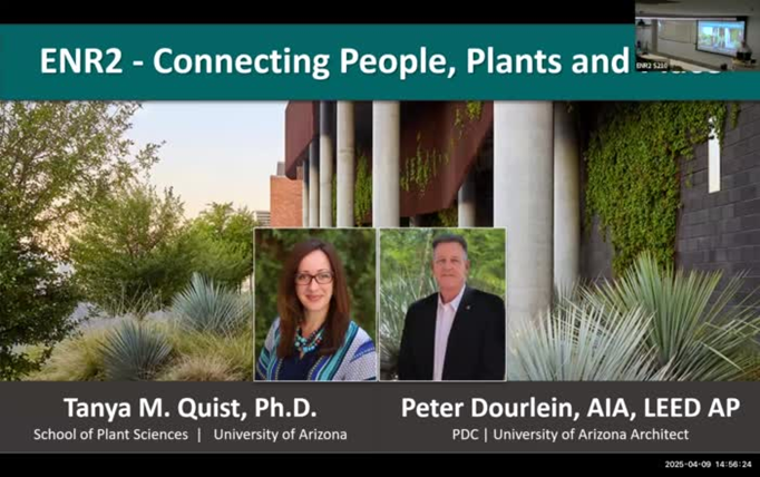 SNRE Seminar Tanya Quist and Peter Dourlein