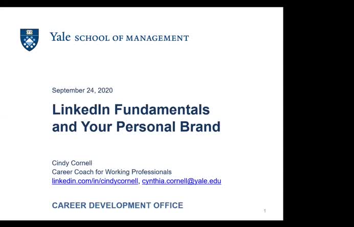 LinkedIn Fundamentals and Your Personal Brand