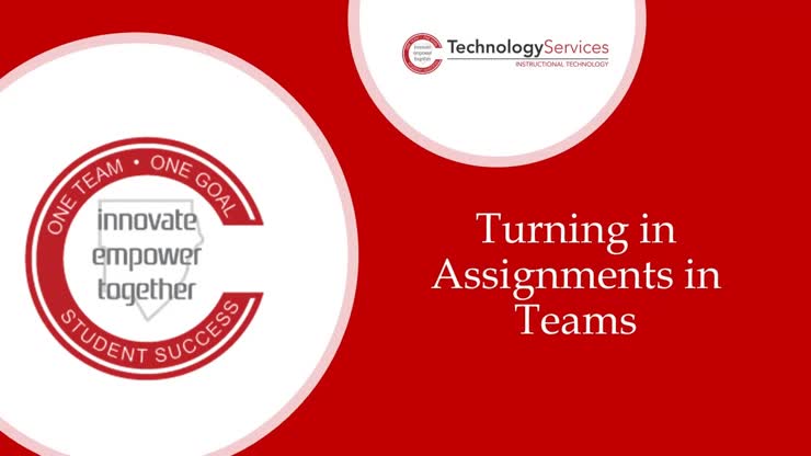 TSD: IT Turning in Assignments in Teams