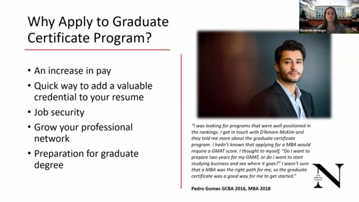 Graduate Certificates Overview