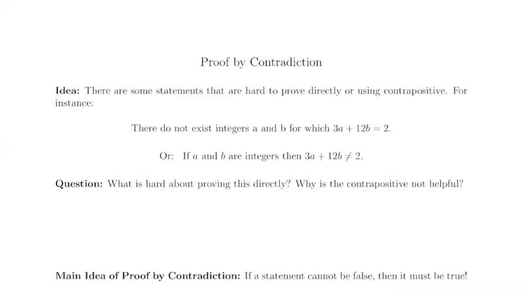 Intro to Proof by Contradiction.mp4