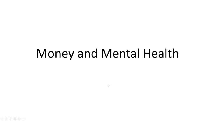 Money and Mental Health