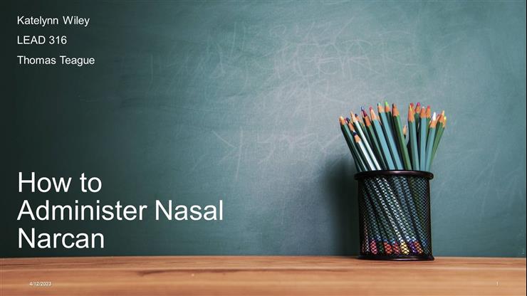 How to Administer Nasal Narcan