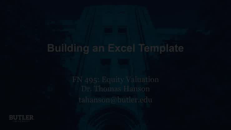 Module 1 Template Building