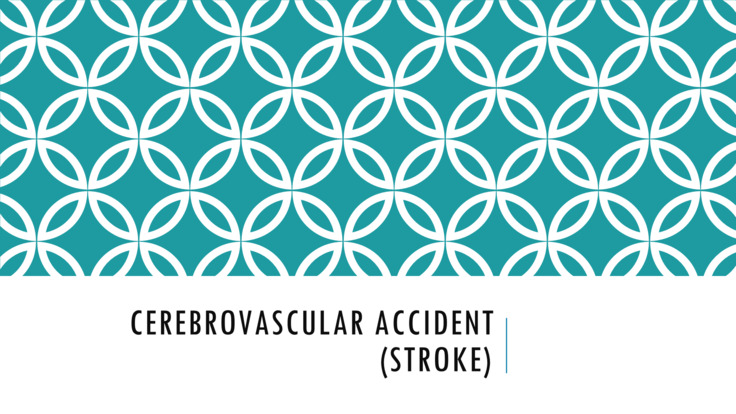 stroke (CVA)