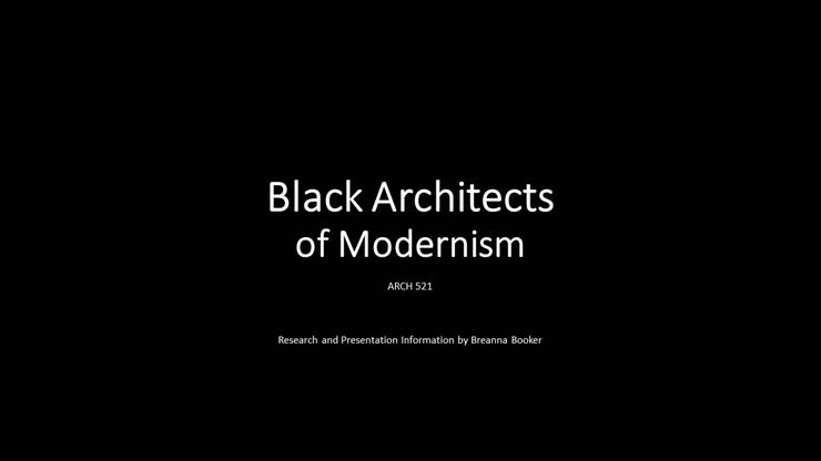 Black Architects of Modernism - Paul Revere Williams