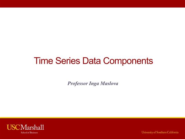 Classical time series decomposition