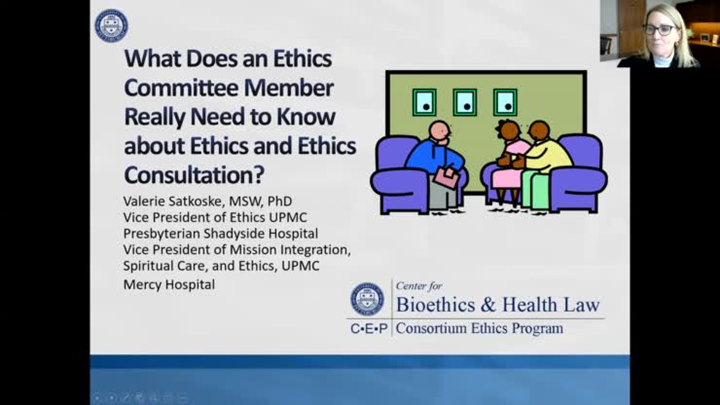 Session 1: Hospital Ethics Committees, Clinical Ethics Consultation ...