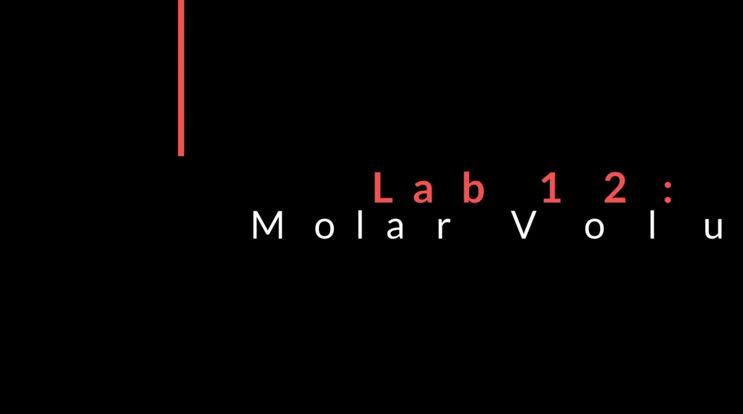 Lab 13: Molar Volume of Hydrogen
