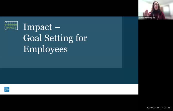 Impact: Goal Setting Training for Employees