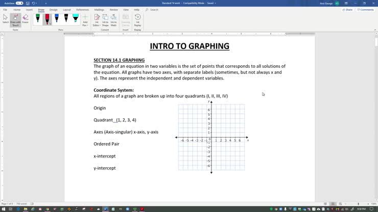 14.1 Introduction to Graphing