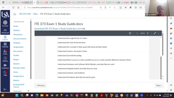 ITE-373-101: File Sys for Digital Forensics