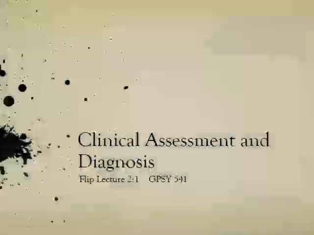 2.1 Clinical Assessment and Diagnosis
