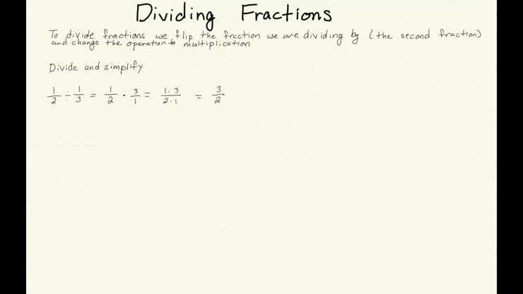 Dividing Fractions