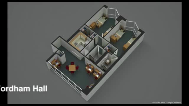 3D Room Tour - Fordham Hall Quad