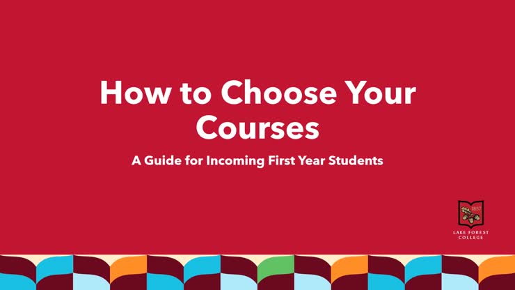 How to Choose Your Courses