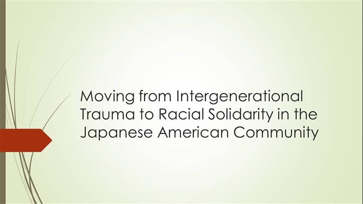 Moving from Intergenerational Trauma to Racial Solidarity in the ...