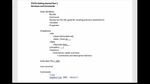 Stata Help_ Getting Started Part 1